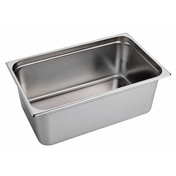 BACINELLE GASTRONORM ACCIAIO INOX AISI 304 GN 1/1 | 53 x 32,5 CM