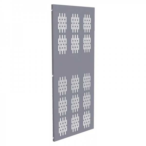 Perforated vertical partition for 2 door upright fridges