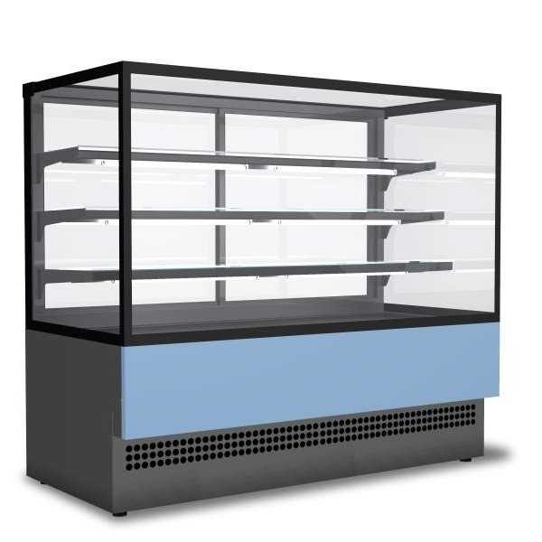 Serve over counter display fridge EVOK, depth 78.5 cm, temperature +2/+4° C