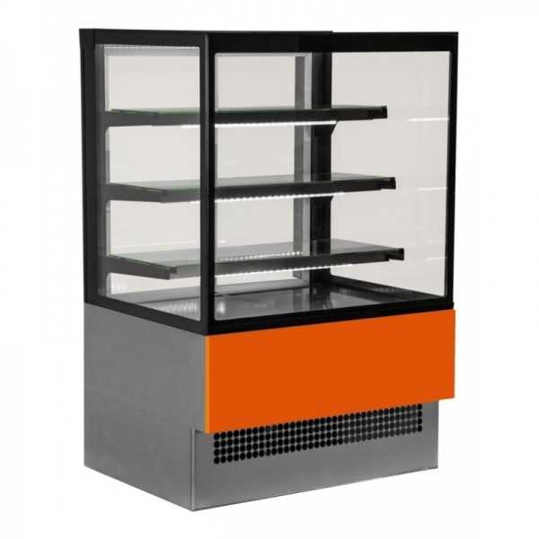 Serve over counter display fridge EVOK, depth 78.5 cm, temperature +2/+4° C