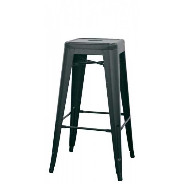 Tabouret avec structure en métal peint. Modèle 977