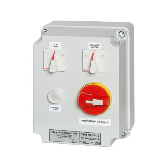 Two-speed electric controller for three-phase fan motor